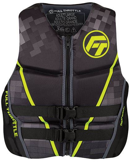 Full Throttle Flex-Back Mens Neoprene Life Vest 2022